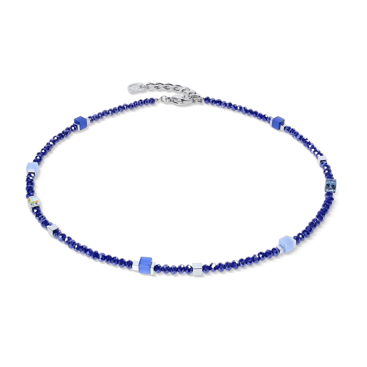 Coeur de Lion Joyful Colours Flex silver-blue karkötő 4460/30-0717 ...